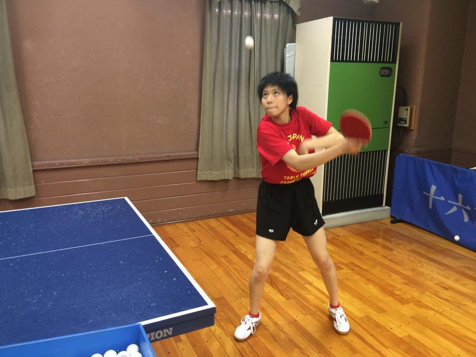全日本実業団で優勝の十六銀行で練習 卓球レッスン動画no1／動画でまなぶ卓球 シェークハンズ